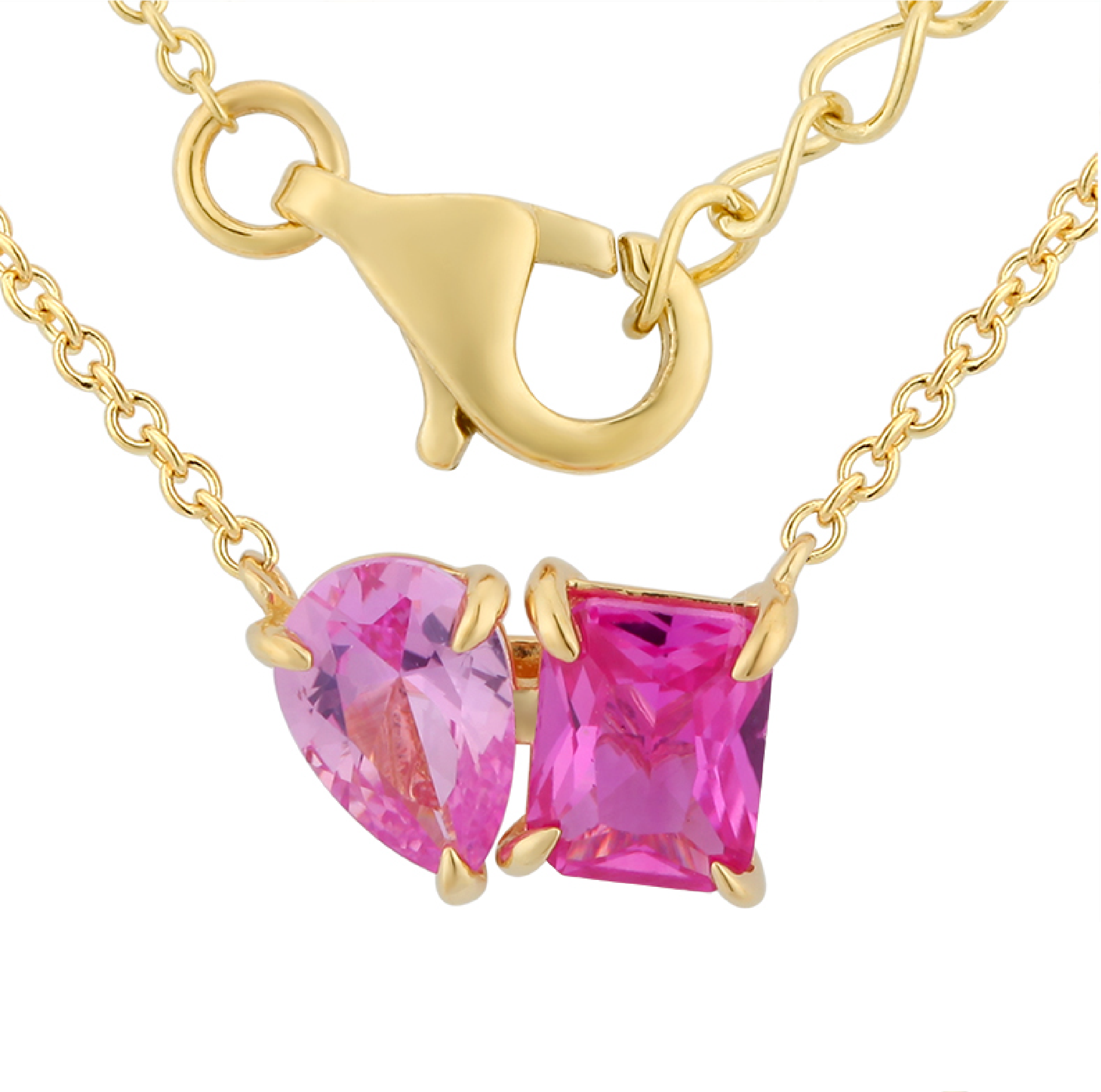 Two Stone Necklace – Vogliajewelry